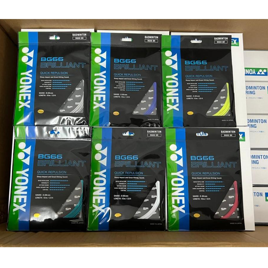 YONEX BG66 BRILLIANT BADMINTON STRING (ORIGINAL) | Shopee Malaysia