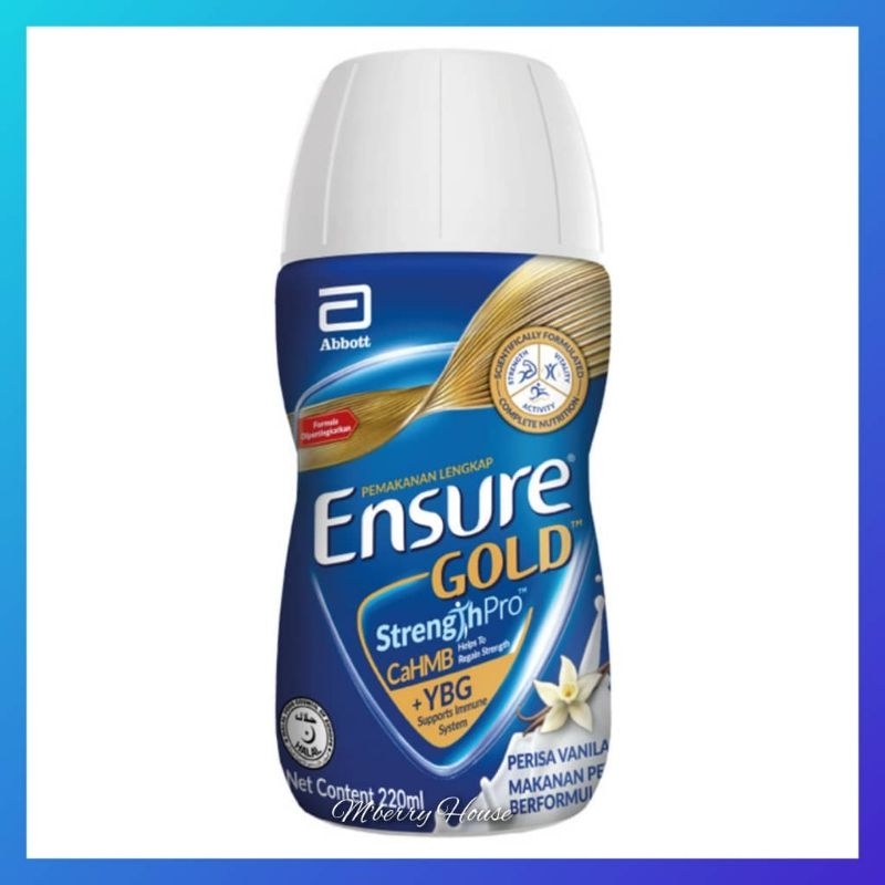 Ensure Gold Liquid Ready-to-drink Vanilla 220ml (exp:3/2025) | Shopee Malaysia