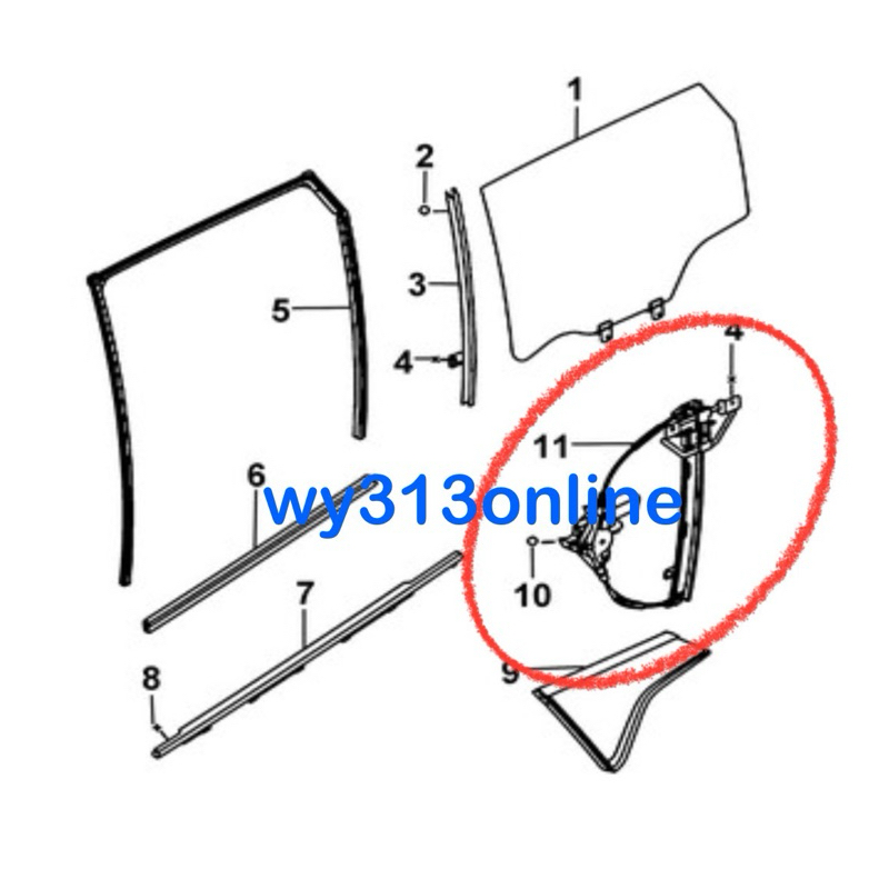 Original Proton X50 Power Window Gear with Motor Door Gear | Shopee ...
