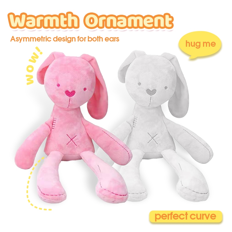 kids gift Baby Bunny Soft Toy Plush Toy Baby Soothing Toy Rabbit Doll ...