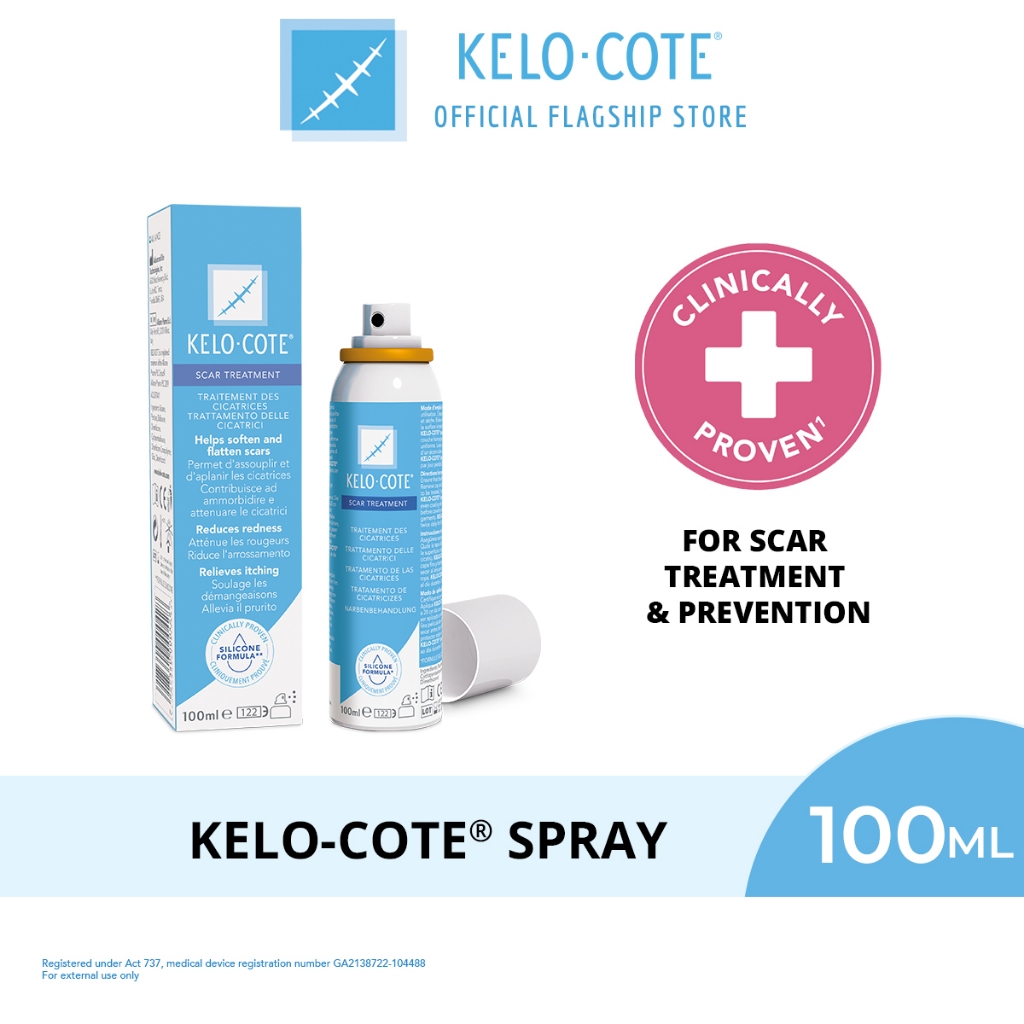 Kelo-Cote® Kelocote Advanced Formula Silicone Scar Gel Spray (100ml ...