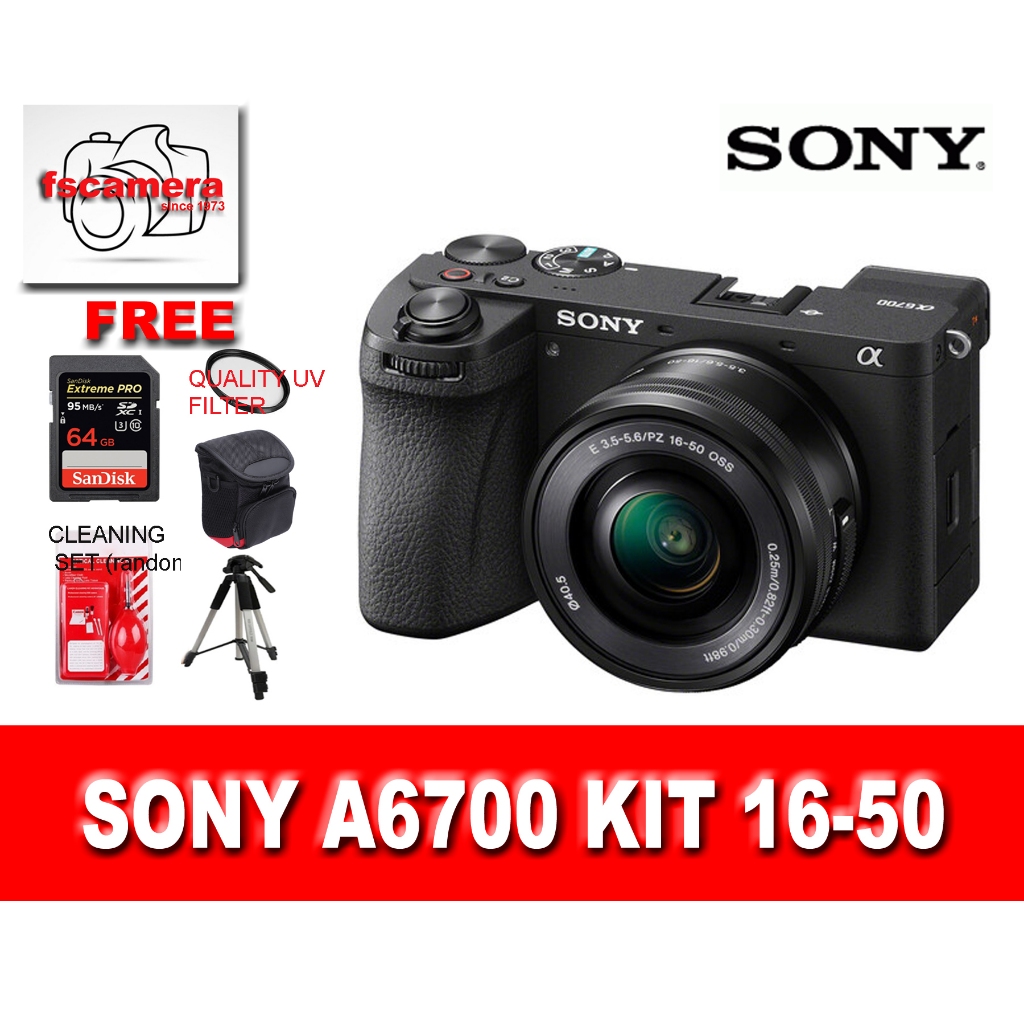 SONY ORIGINAL MALAYSIA A6700 KIT 16-50MM MIRRORLESS CAMERA FREE EXTREME ...
