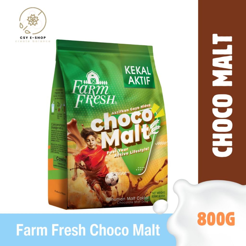 Farm Fresh Choco Malt Powder 800g x 1 pack (Powder) | Shopee Malaysia