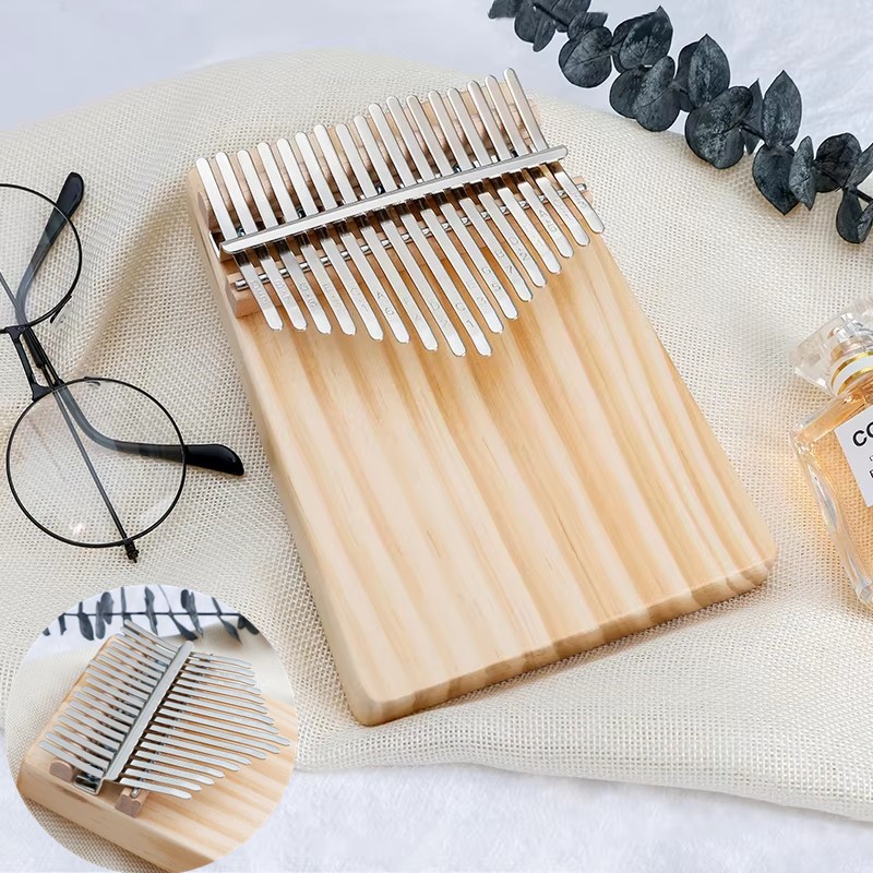 17 Keys Kalimba Thumb Piano Spruce Wood Portable Mbira Finger Piano ...