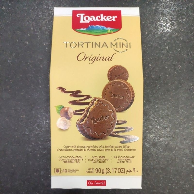 Loacker Tortina Mini Original 90gram | Shopee Malaysia