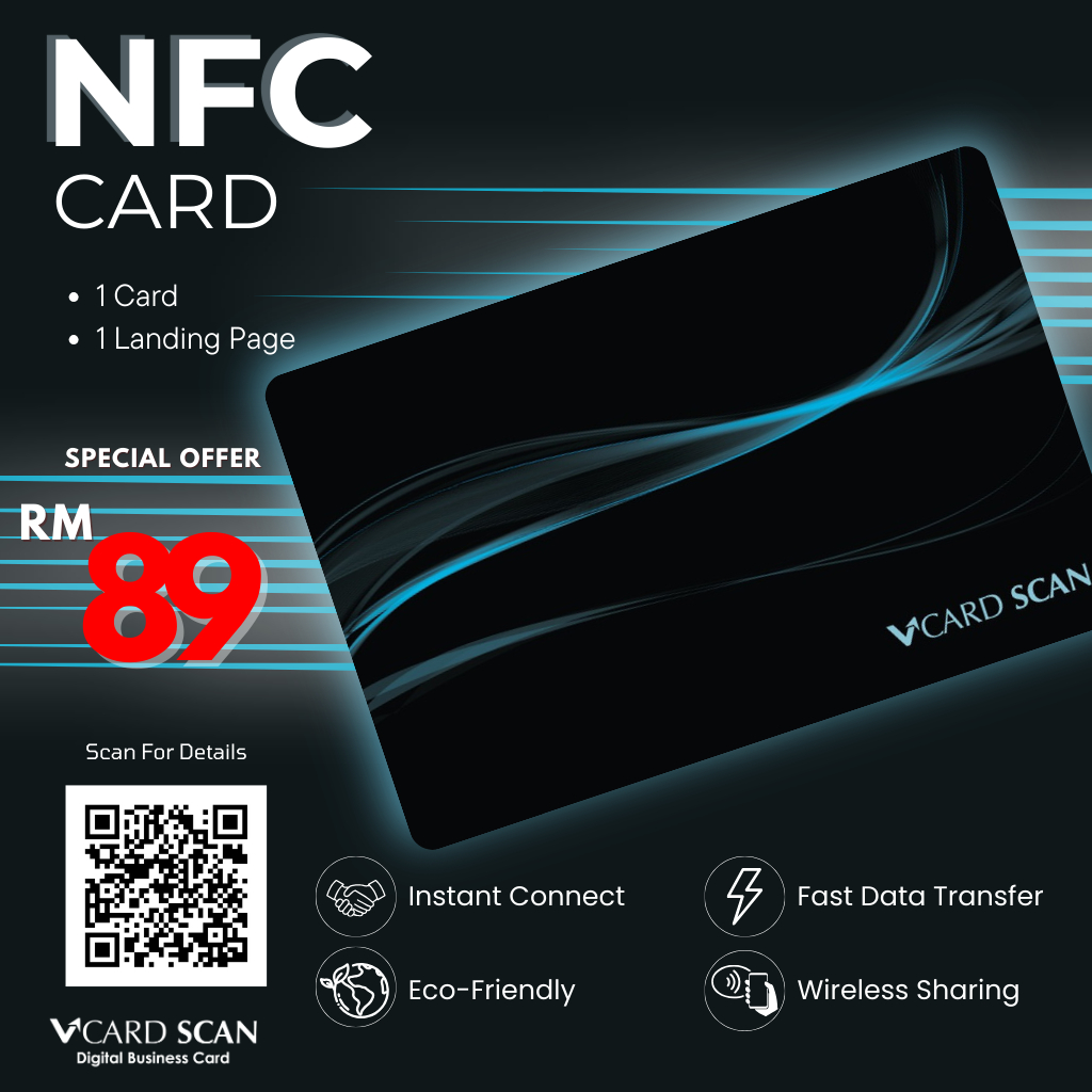 NFC Digital Business Card + Landing Page | NFC Digital Name Card ...