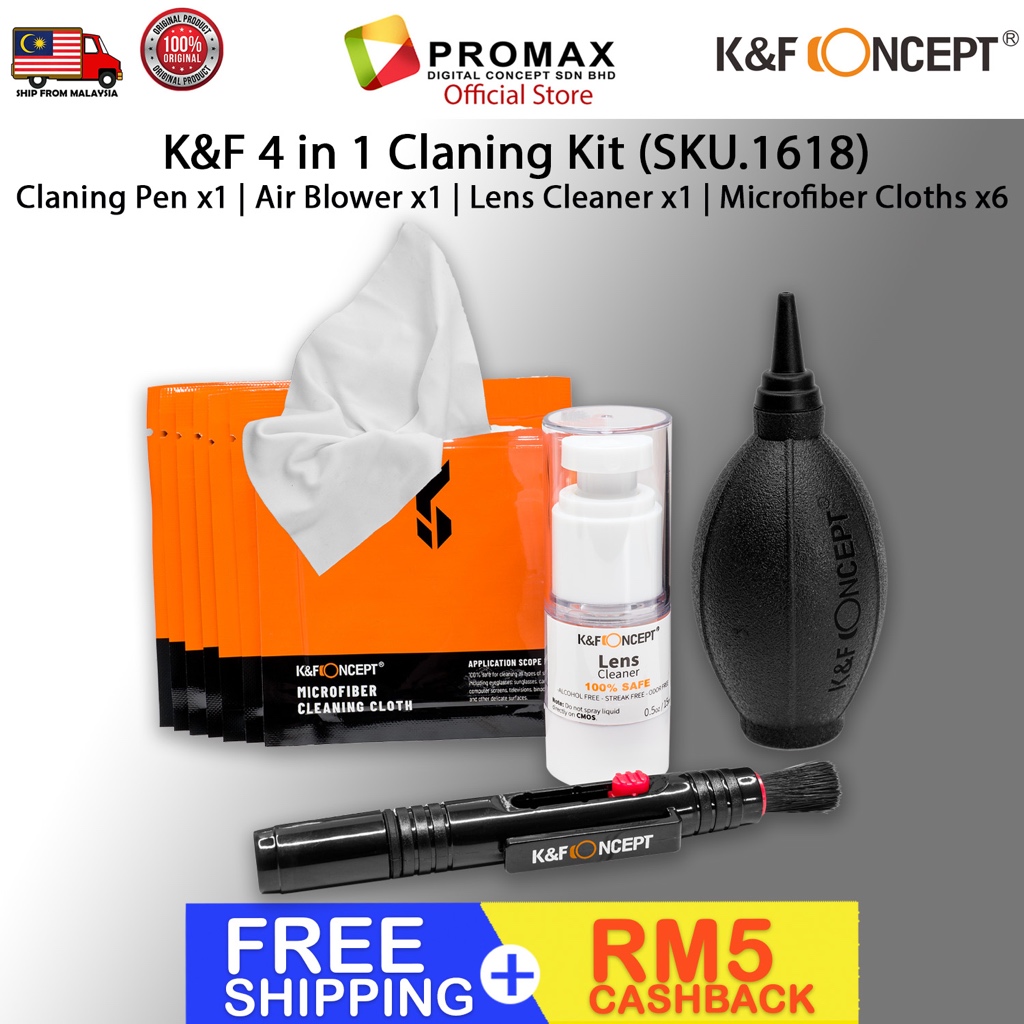 K&F Concept 4-in-1 Cleaning Kit SKU 1618 | Shopee Malaysia
