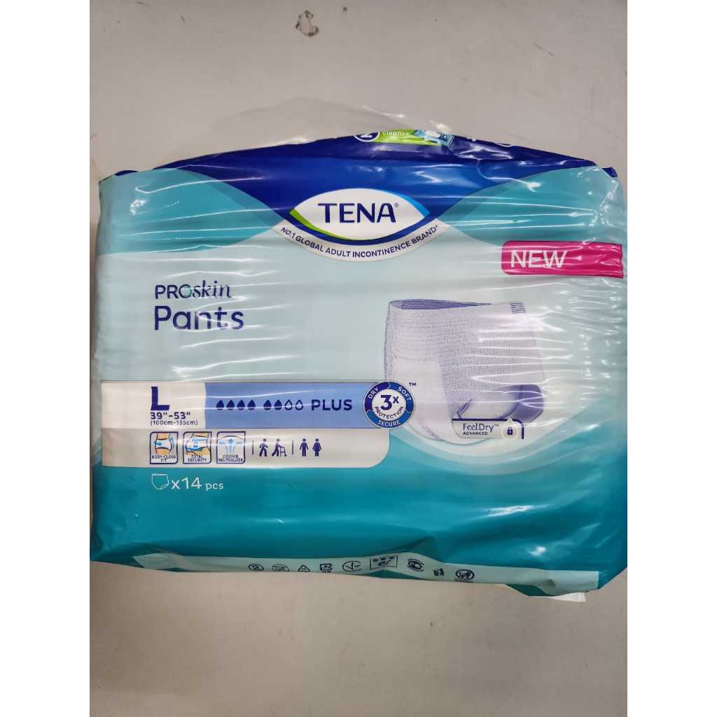 TENA Proskin Pants Plus Large Size (L) 14pcs | Shopee Malaysia