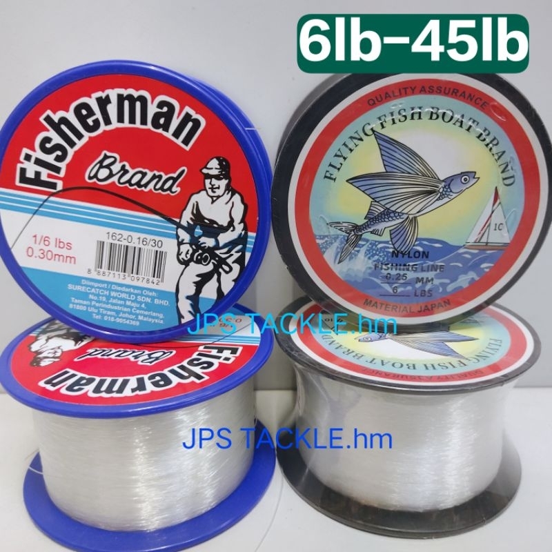 Fisherman Leader fisherman line 1/6lbs tali tangsi fisherman nylon ...