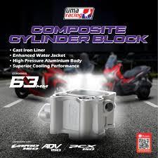 HONDA VARIO150 UMA RACING 63MM COMPOSITE RACING BLOCK WITH FORGEN ...