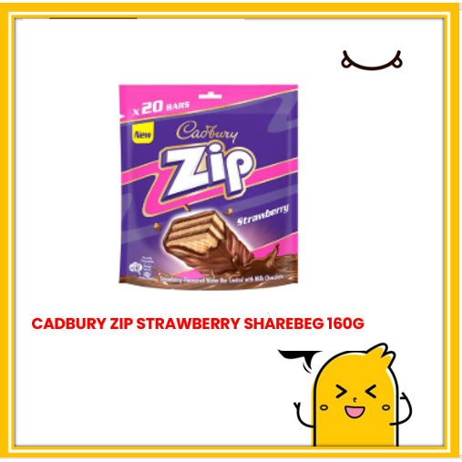 Cadbury Zip Strawberry 20bars 160g | Shopee Malaysia