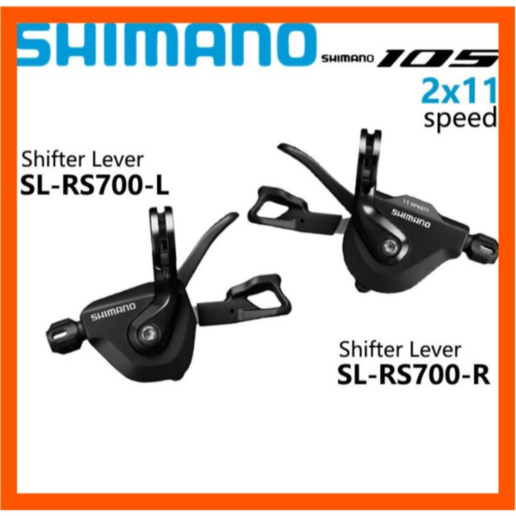 SHIMANO SL-RS700 RS700 2x11-speed Set 105 Shift Lever Flat Bar Road ...