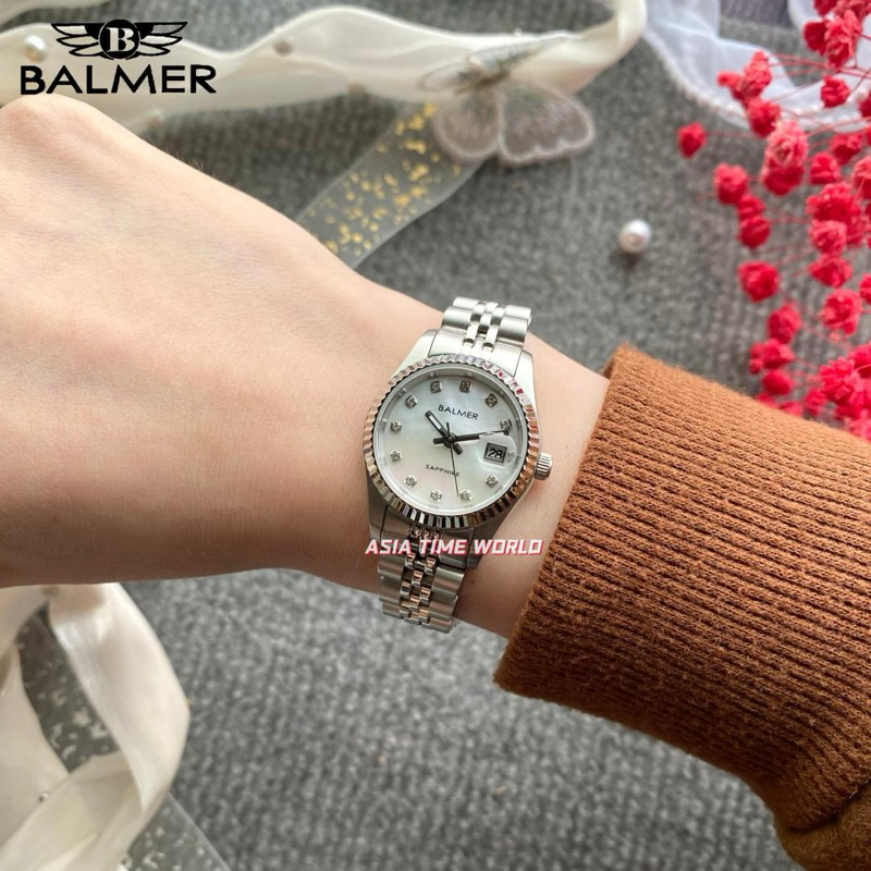 [Original] Balmer 8203L SS-1 Small Sapphire Women Watch with White dial ...