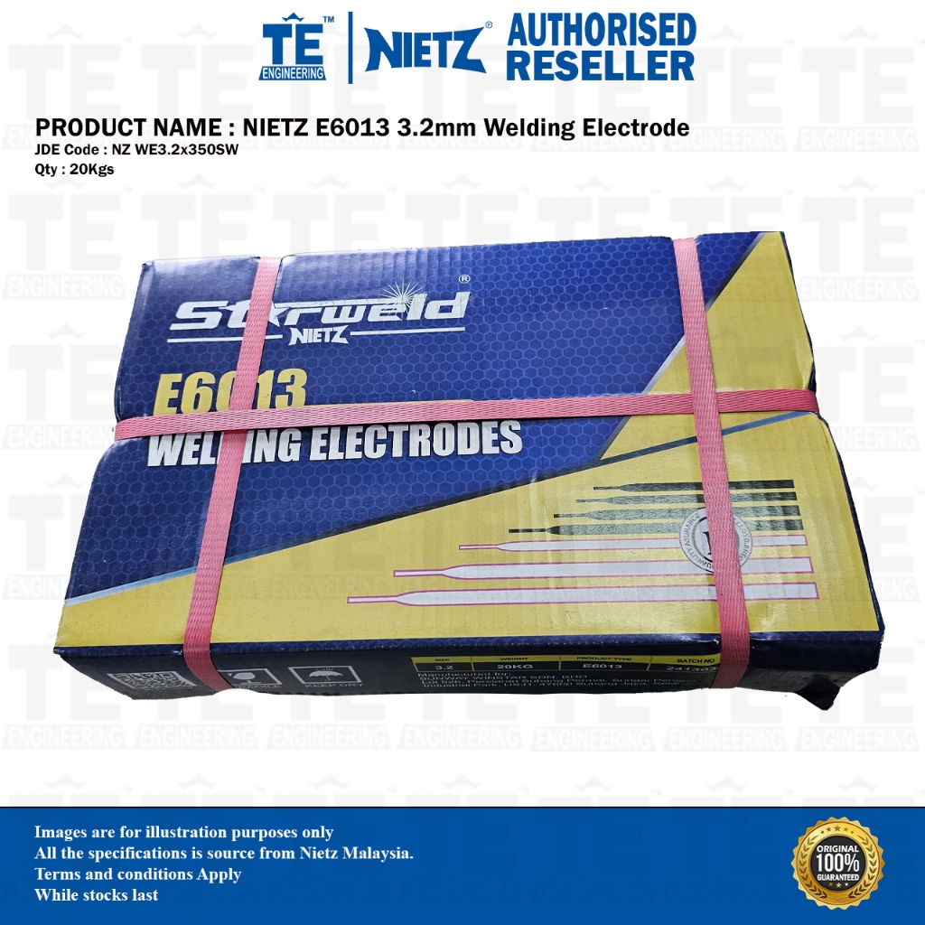 NIETZ Starweld E6013 3.2mm Welding Electrode ( 6013 20kgs per box ...