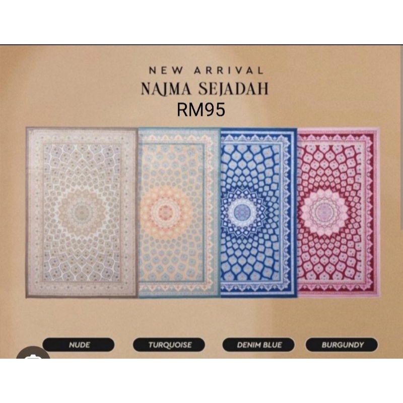 NAELOFAR SEJADAH NAJMA WITH EXCLUSIVE BOX (100% ORIGINAL) | Shopee Malaysia
