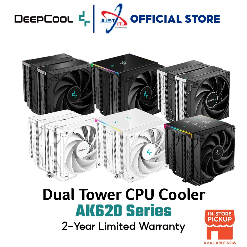 DEEPCOOL AK620 DIGITAL PRO / BLACK / WHITE / Zero Dark CPU COOLER ...