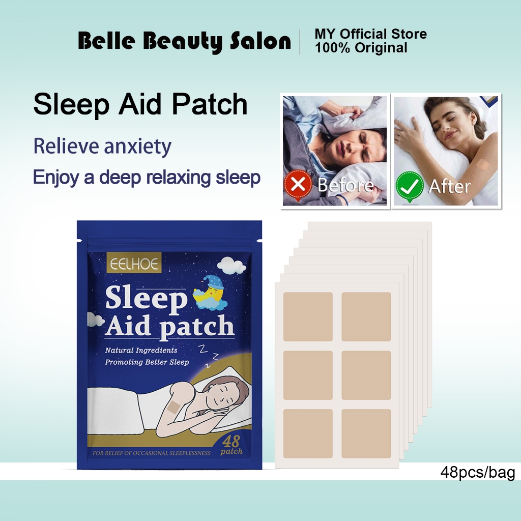 Anxiety Relief Sleep Aid Patch Herbal Sleeping Patches Soothe Nerves ...