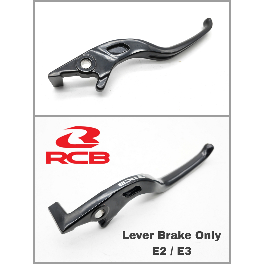 RCB E2 / E3 MASTER BRAKE PUMP LEVER ONLY RH / LH ( BLACK ) | Shopee ...