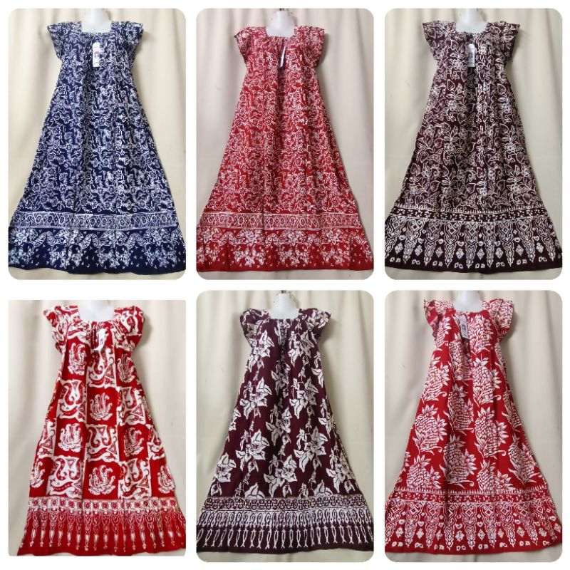 MT-C (Size XL) (Marissa) Baju Tidur Batik/Baju Batik | Batik Night ...