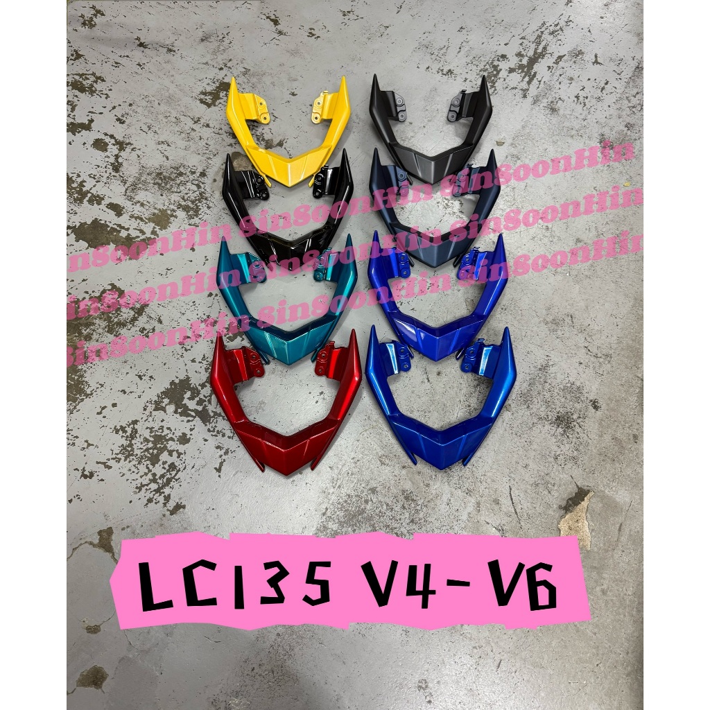 Yamaha LC135 V4 V5 V6 V7 Spoiler With LED Light / Handle Seat With LED ...