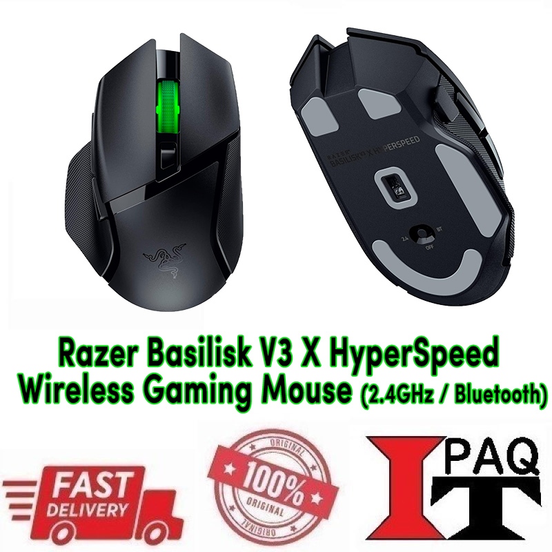 Razer Basilisk V3 X HyperSpeed Wireless Gaming Mouse - Customizable ...