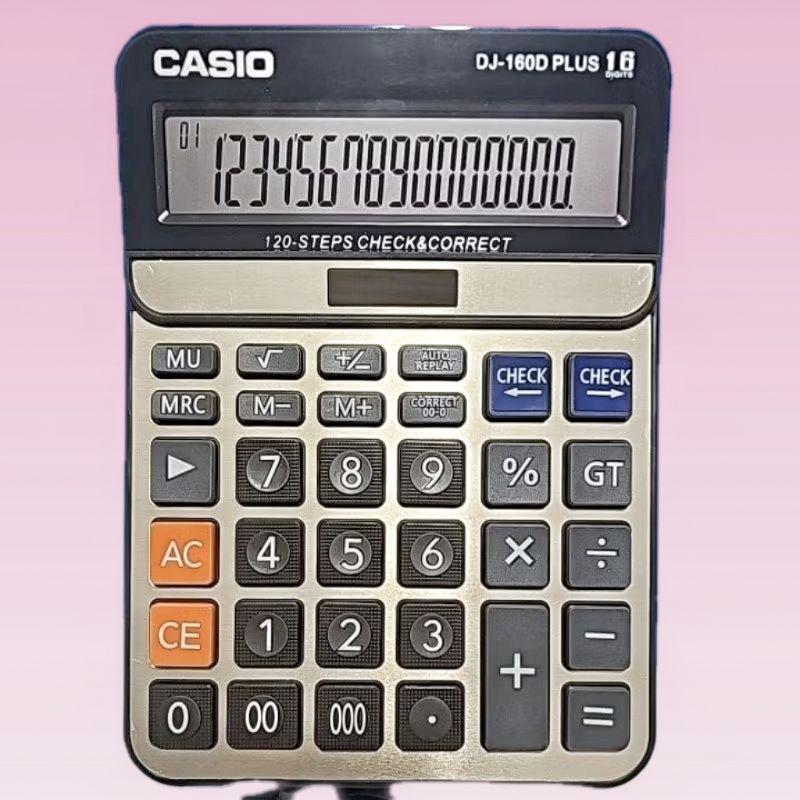 💥Ready stock💥Casio D-J160D Plus Check & Correct Calculator 120 Steps ...