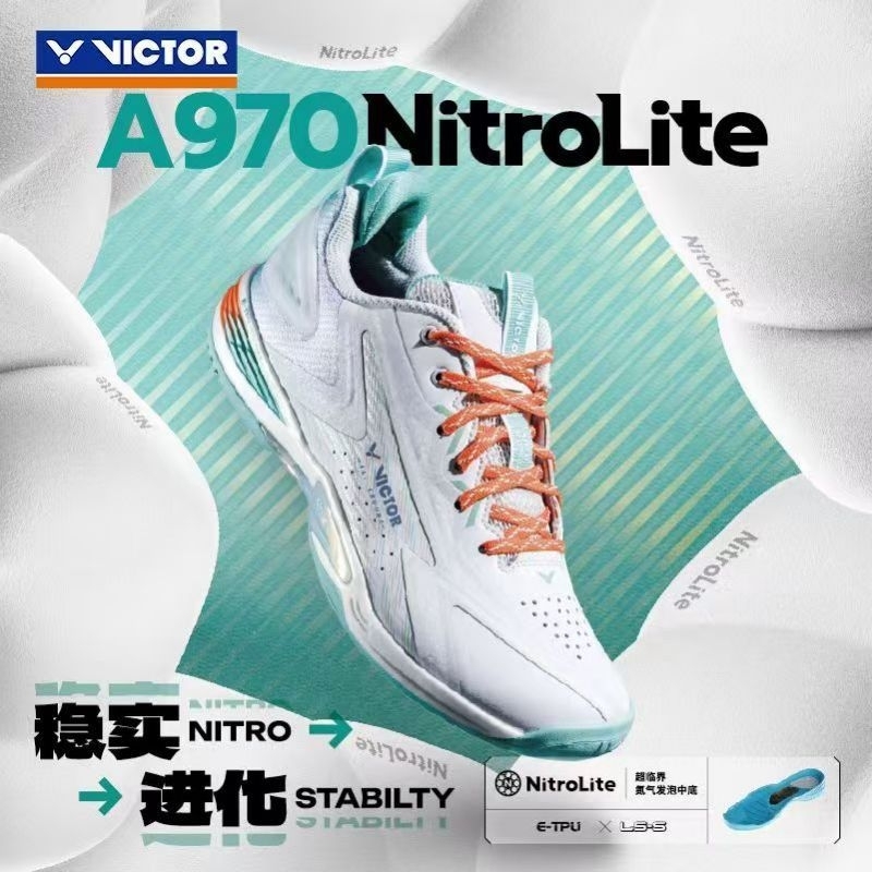 Victor SH-A970NL NitroLite Professional Badminton Shoe Lee Zii Jia Footwear 2024 Kasut Sukan ...