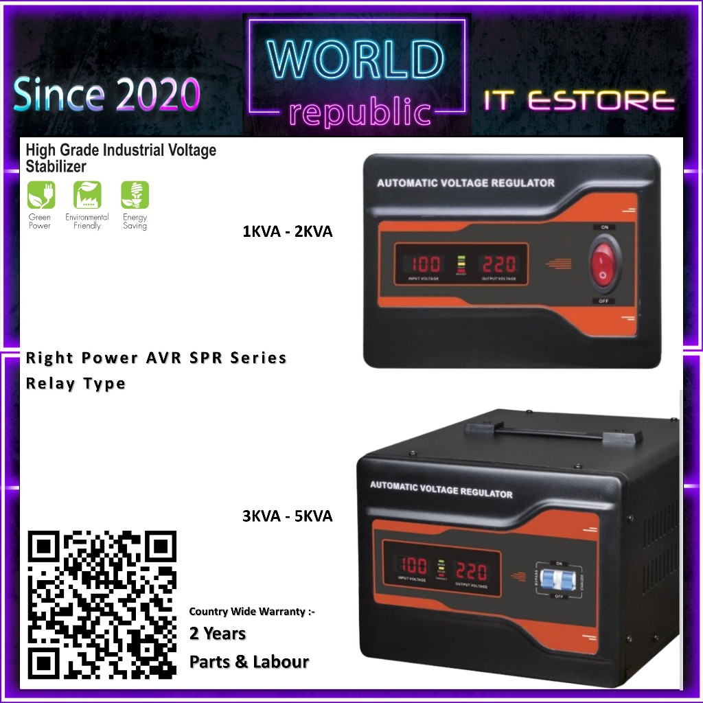 Right Power AVR SPR Series Relay Type - SPR1000 SPR2000 SPR3000 SPR ...