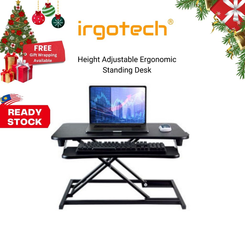 IRGOTECH Monitor Riser Height Adjustable Double Layer with Wide ...