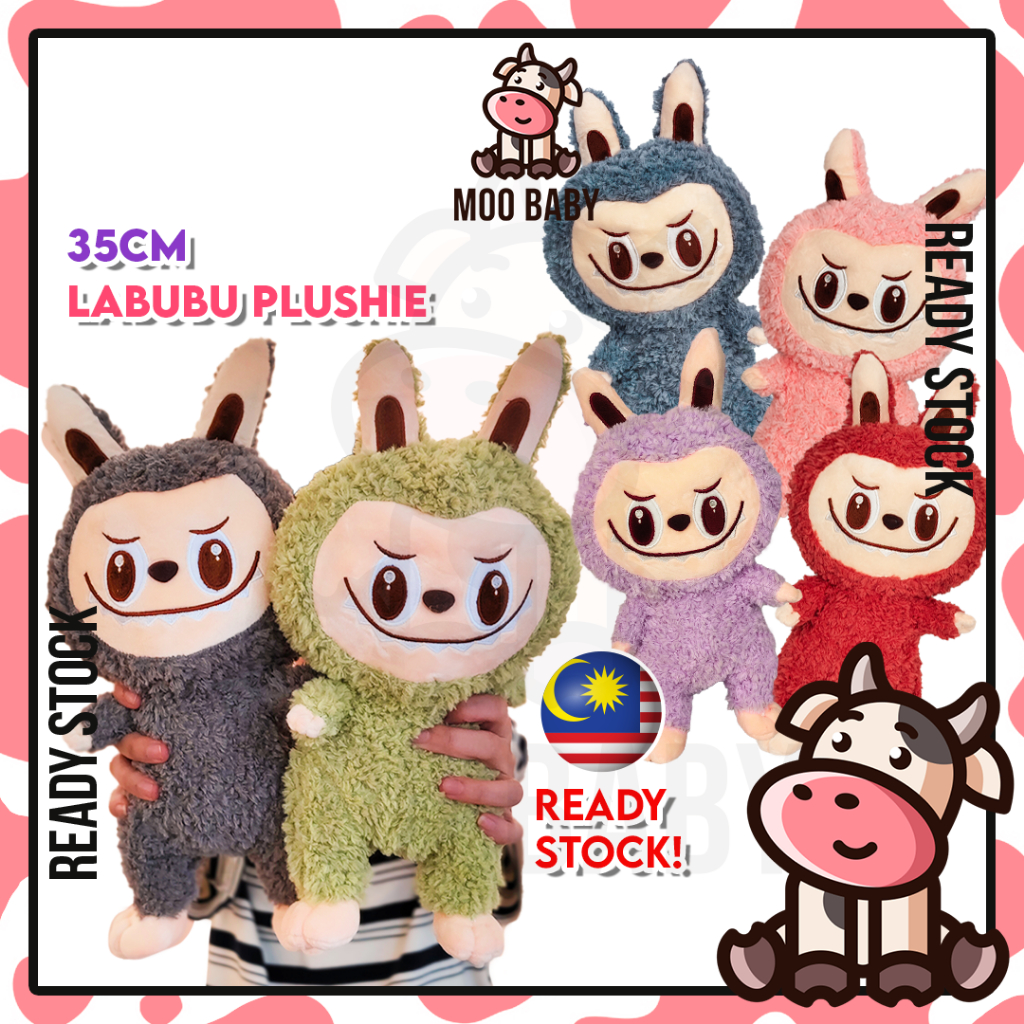 ⭐Moo Baby Patung Labubu Murah Labubu Doll Murah Labubu Plush Toy Labubu ...