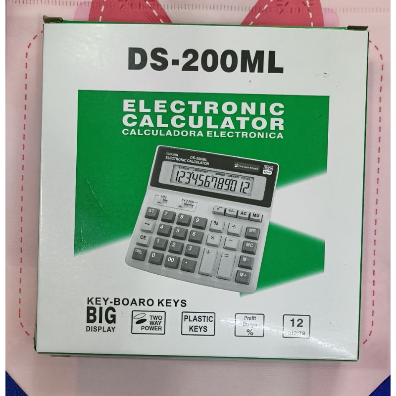 💥 Ready Stock 💥Casio DS - 200ML ELECTRONIC CALCULATOR 12DIGITS Big ...