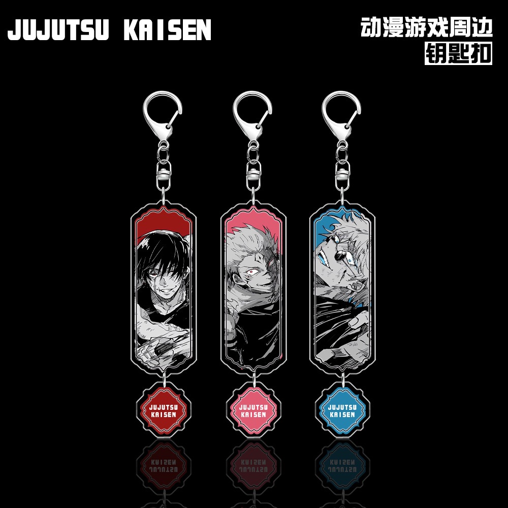 Jujutsu Kaisen Anime Acrylic Keychain Gojo Yuji Sukuna Megumi Nobara ...