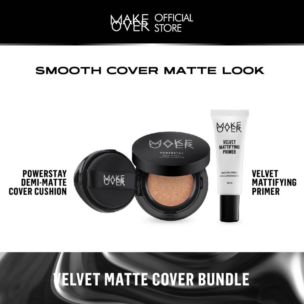 Make Over Velvet Matte Cover Bundle-Velvet Primer+Powerstay Demi-Matte ...