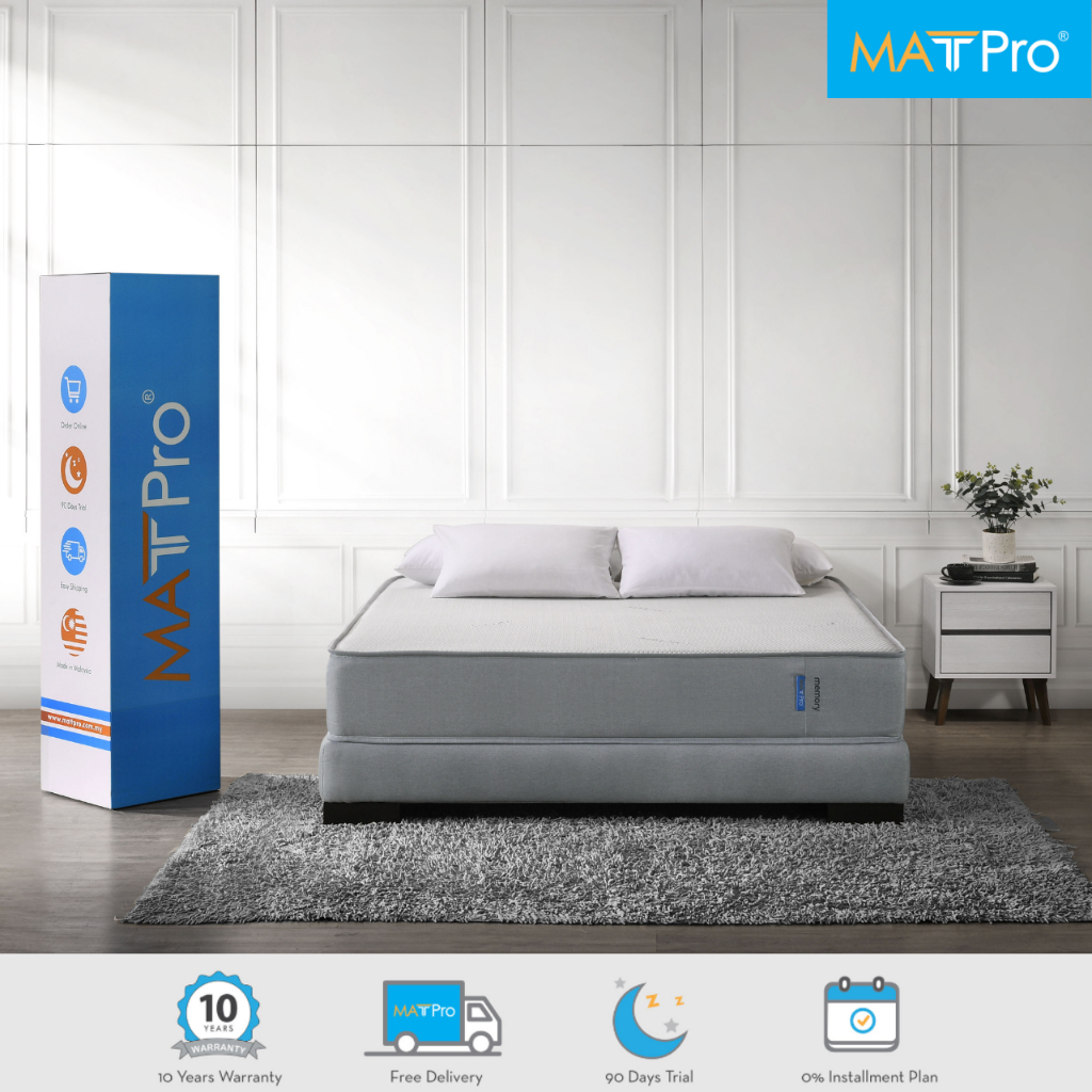 MATTPro® Memory/Free Delivery/90-Days Risk Trial/Zero Motion Transfer ...