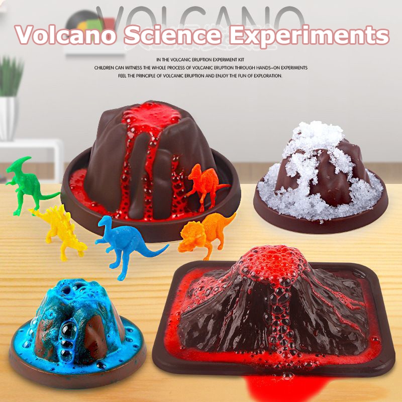 Volcano Eruption Volcano Science Experiments Set Education Toys Snow ...