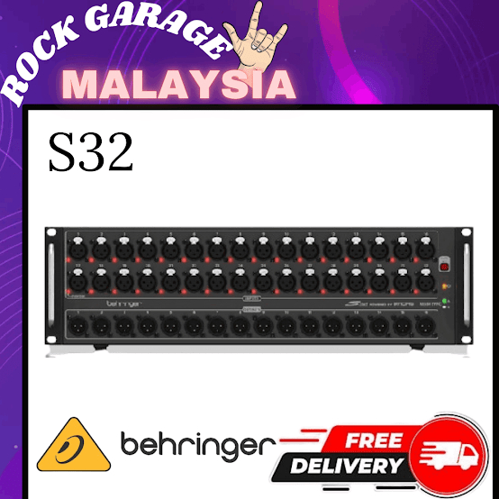 Behringer S32 32-Channel Stage Box ( S-32 / S 32 ) | Shopee Malaysia