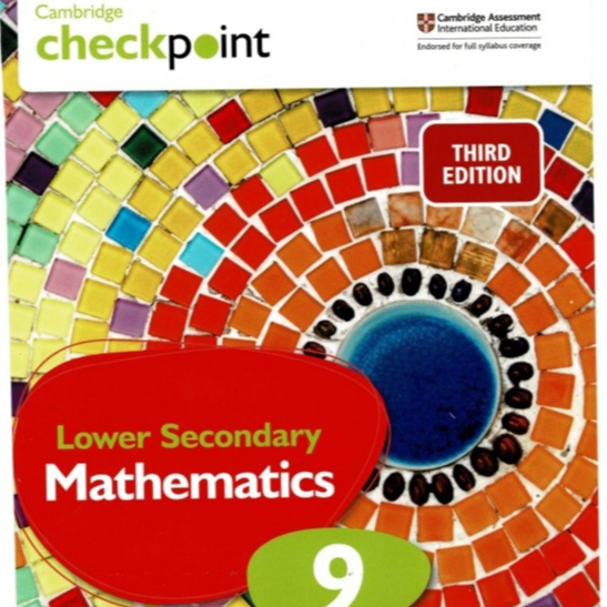 W9 HODDER: Cambridge Checkpoint Mathematics 9 TEXTBOOK, 3rd Edition ...