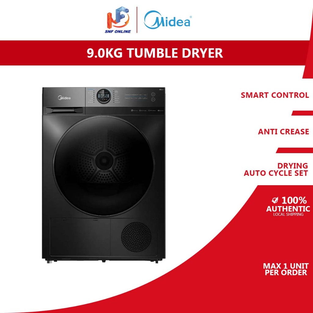 Midea 9.0KG Heat Pump Front Load Dryer MD200H90W | Shopee Malaysia