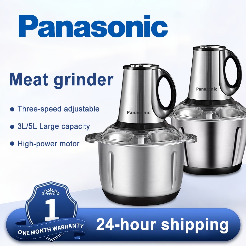 Panasonic Electric Meat Grinder Food Processor Blender 3L/5L Pengisar Daging Food Chopper ...
