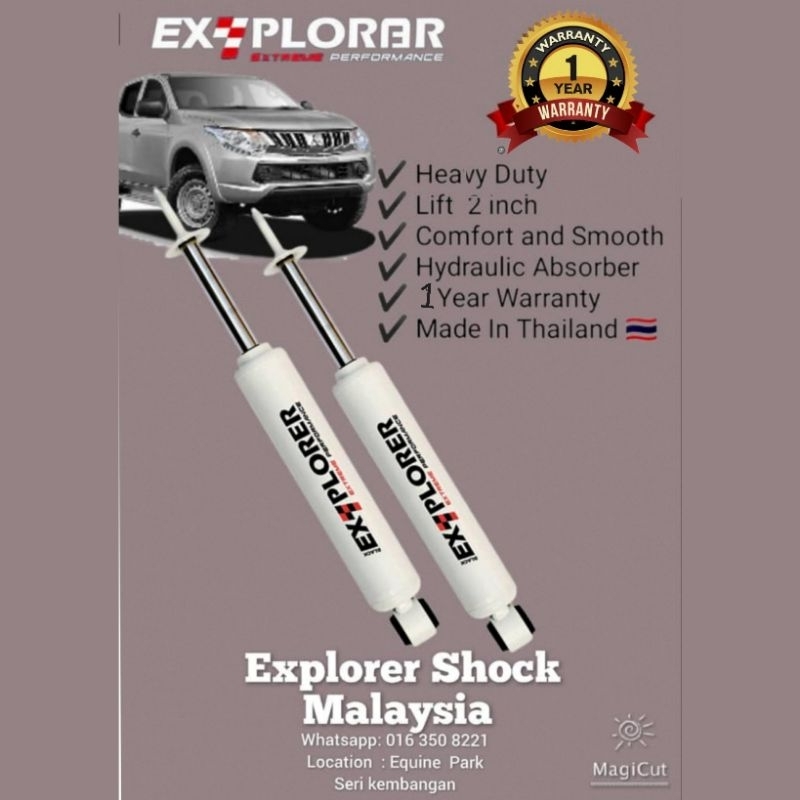 Explorer Shock ( Mit.Troton Rear , lift up 2 inch) 2 pcs | Shopee Malaysia