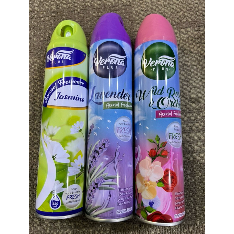 Verona -PLUS. aerosol Freshener FRESH 320ml | Shopee Malaysia