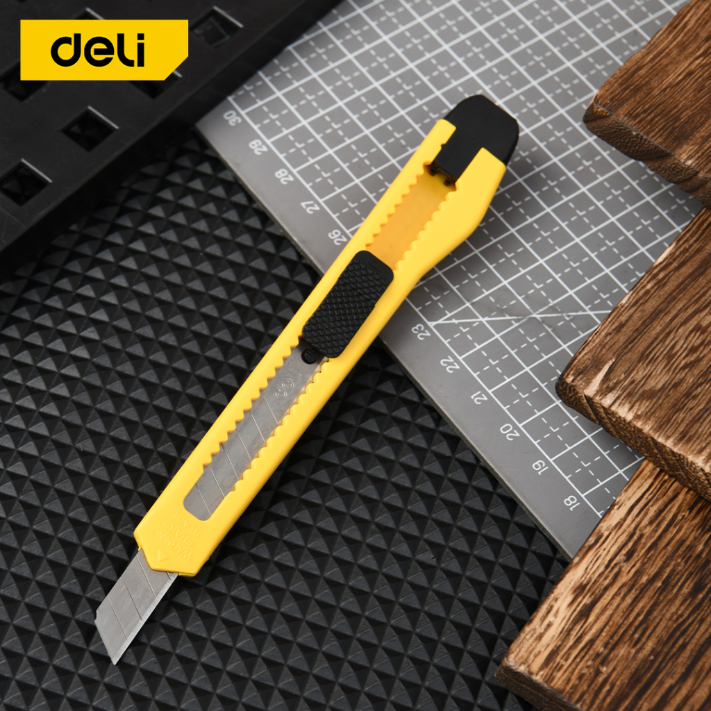 DELI Snap-Off Cutter (9mm / 60° / SK5) DL009A | Shopee Malaysia