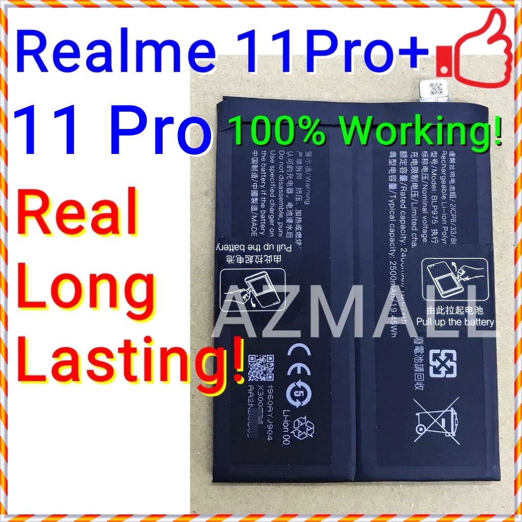 (100W Fast Charge) NEW ORI Long Lasting Battery BLP975 / BLPA15 Realme ...