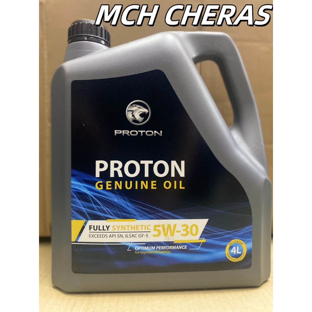 PROTON ENGINE OIL 5W-30 [ FULLY SYNTHETIC ] | Shopee Malaysia