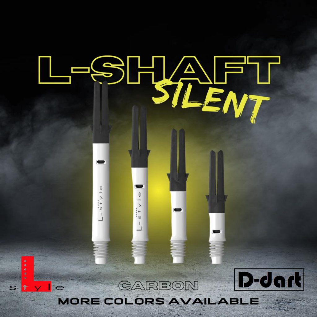 L STYLE DARTS SHAFT- CARBON SPIN SILENT L-STYLE DART SHAFTS/STEM ...