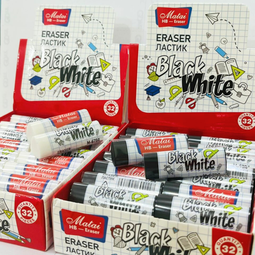 ITOSHI Cartoon Eraser Cute Triangle Shape Pencil Eraser Pemadam Sekolah ...