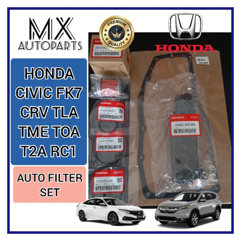 (METALFOAM) AUTO FILTER SET HONDA CIVIC FK7 ODYSSEY RC1 CRV TOA TME TLA ...