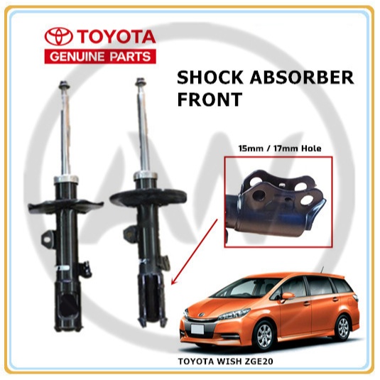 Toyota Wish 1.8/2.0 ZGE20 ZGE21 2009-2016 Front Shock Absorber [1 Pair ...