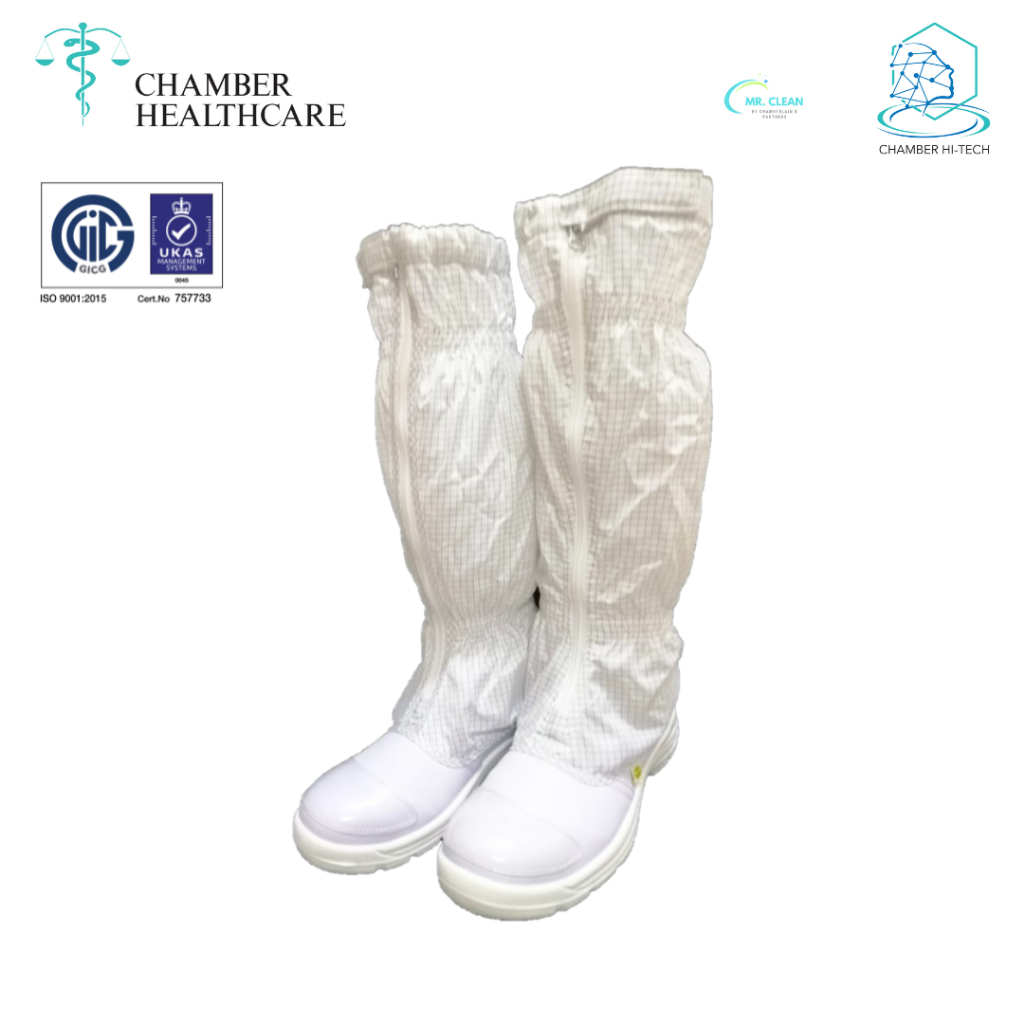 Chamber Cleanroom ESD Safety Booties Shoes with Toe Extra Protector ...