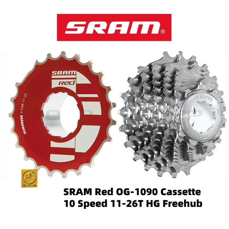 SRAM Red OG-1090 Cassette 10 Speed 11-26T HG Freehub | Shopee Malaysia